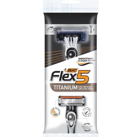 flex5 | Grooming | Bic Flex 5 Titanium Mens Shaving Razor 5 Blade ...